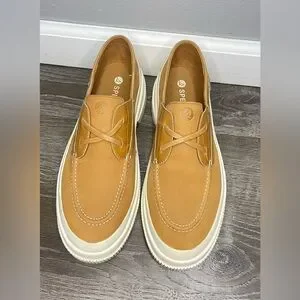 Sperry | Shoes | Sperry Womens Highland Platform Boat Tan Shoes ...